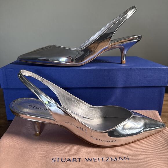 Stuart Weitzman | Shoes | Stuart Weitzman Women Eva 5 Solid Slingback ...